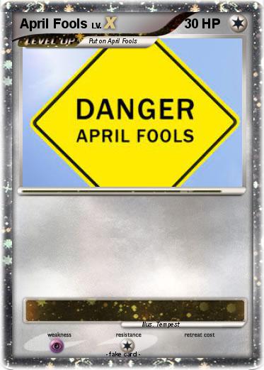 Pokémon April Fools - My Pokemon Card