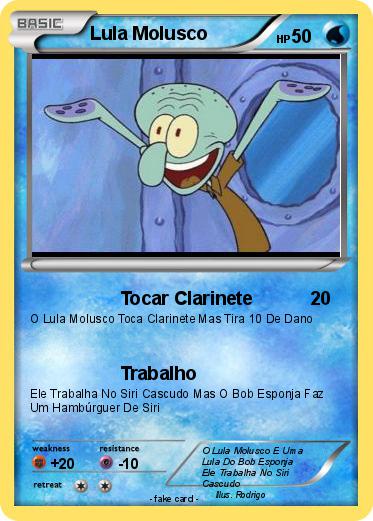 Pokémon Lula Molusco 1 1 - Tocar Clarinete - My Pokemon Card