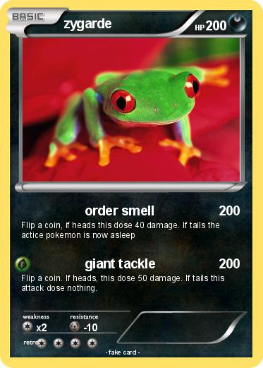 Pokémon froggy 66 66 - order smell - My Pokemon Card