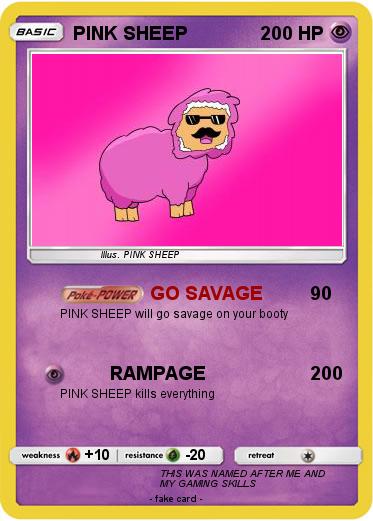 Pokémon PINK SHEEP 452 452 - GO SAVAGE - My Pokemon Card