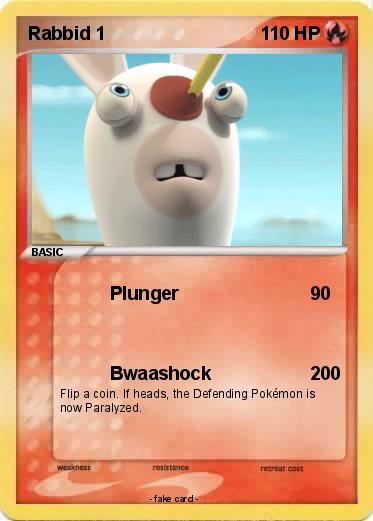 Pokémon Rabbid 1 1 1 - Plunger - My Pokemon Card