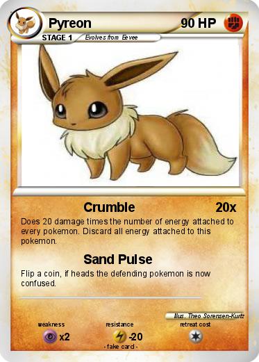 Pokémon Pyreon - Crumble - My Pokemon Card
