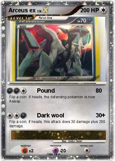 Pokémon Arceus ex 124 124 - Pound - My Pokemon Card