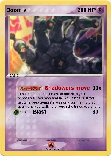 Pokémon Doom v - Shadowers move - My Pokemon Card