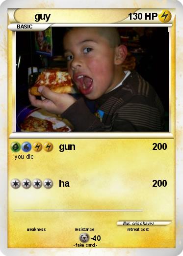 Pokémon guy 203 203 - gun - My Pokemon Card