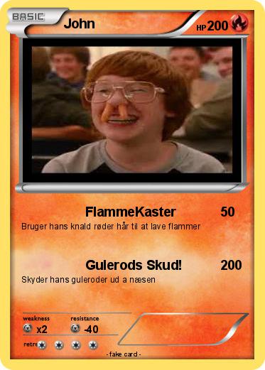Pokémon John 5470 5470 - FlammeKaster - My Pokemon Card