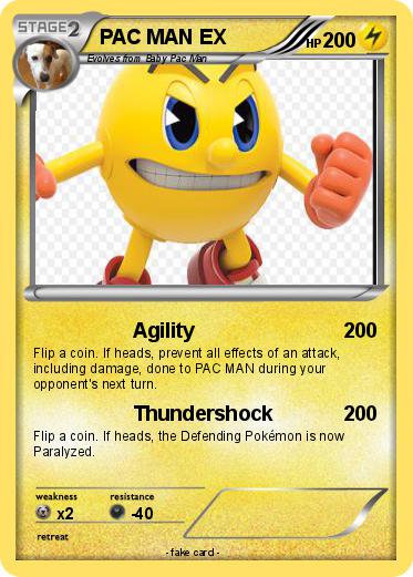 Pokémon PAC MAN EX 3 3 - Agility - My Pokemon Card