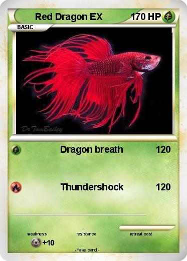 Pokémon Red Dragon EX 1 1 - Dragon breath - My Pokemon Card