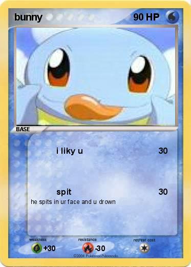 Pokémon bunny 29 29 - i liky u - My Pokemon Card