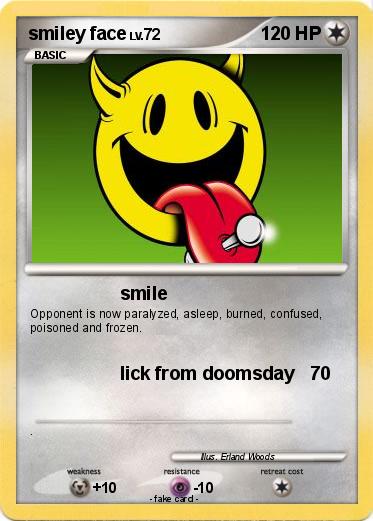 Pokémon smiley face 41 41 - smile - My Pokemon Card