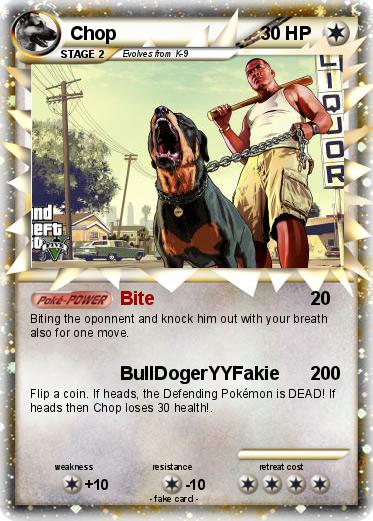 Pokémon Chop 274 274 - Bite - My Pokemon Card