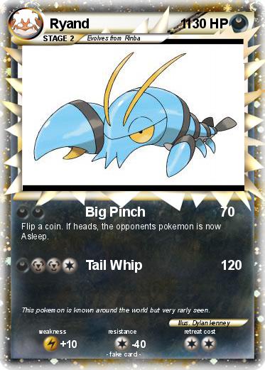 Pokémon Ryand 1 1 - Big Pinch - My Pokemon Card