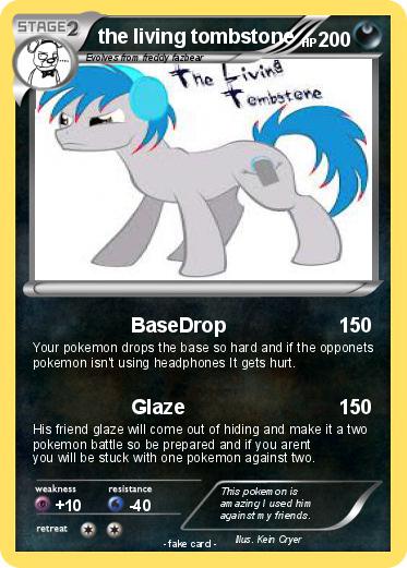 Pokémon the living tombstone 5 5 - BaseDrop - My Pokemon Card