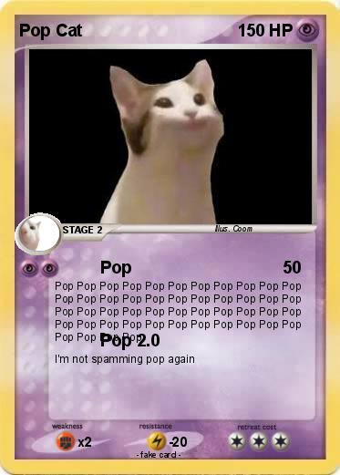 Pokémon Pop Cat 3 3 - Pop - My Pokemon Card