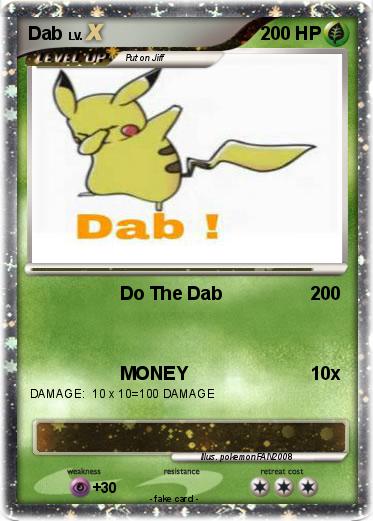 Pokémon Dab 68 68 - Do The Dab - My Pokemon Card