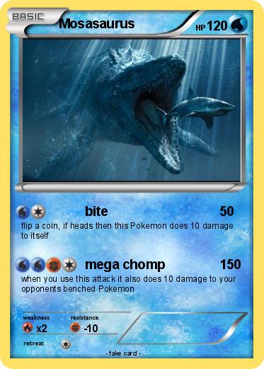 Pokémon Mosasaurus 59 59 - bite - My Pokemon Card