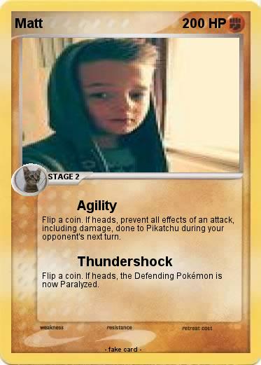 Pokémon Matt 1076 1076 - Agility - My Pokemon Card