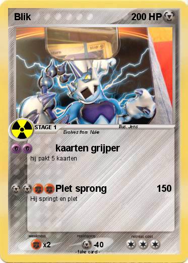 Pokémon Blik 1 1 - kaarten grijper - My Pokemon Card