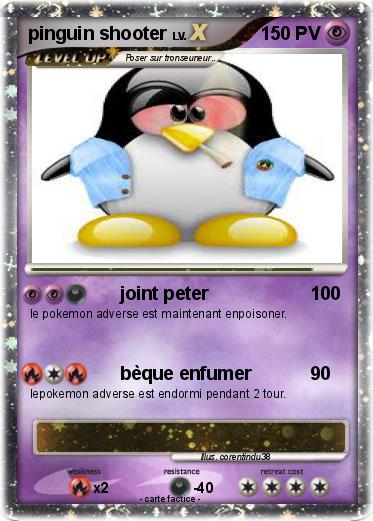 Pokémon pinguin shooter - joint peter - Ma carte Pokémon