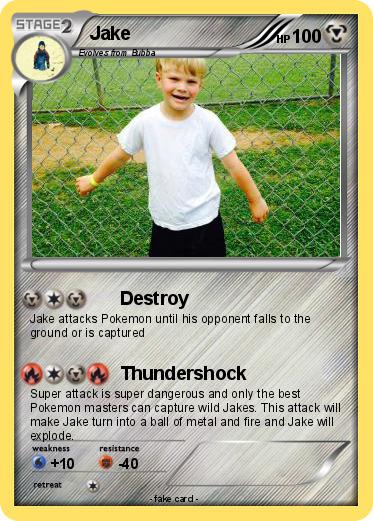 Pokémon Jake 1441 1441 - Destroy - My Pokemon Card
