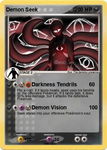 Pokémon Demon Seek - Darkness Tendrils - My Pokemon Card
