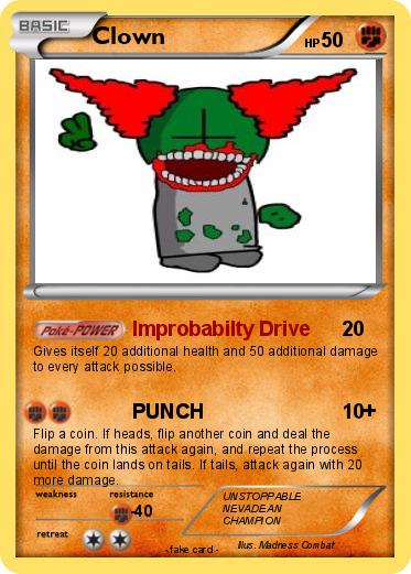 Pokémon Clown 322 322 - Improbabilty Drive - My Pokemon Card