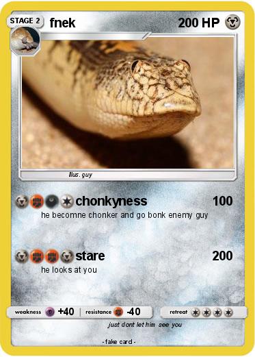 Pokémon fnek - chonkyness - My Pokemon Card