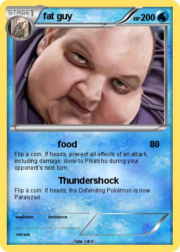 Pokémon fat guy 220 220 - food - My Pokemon Card