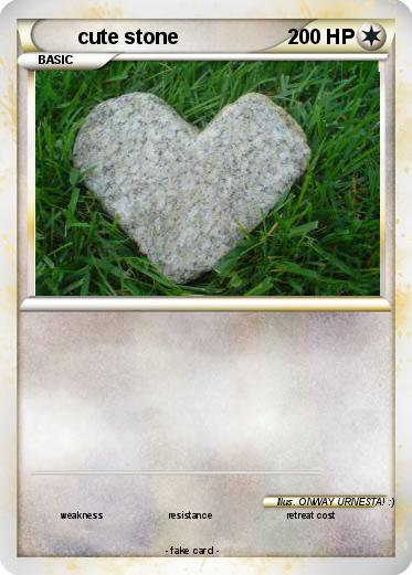 Pokémon cute stone - My Pokemon Card