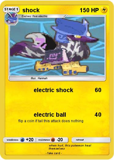 Pokémon shock 231 231 - electric shock - My Pokemon Card