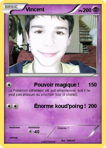 Pokémon Vincent 430 430 - Pouvoir magique ! - Ma carte Pokémon