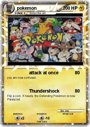 Pokémon pokemon 891 891 - attack at once - My Pokemon Card