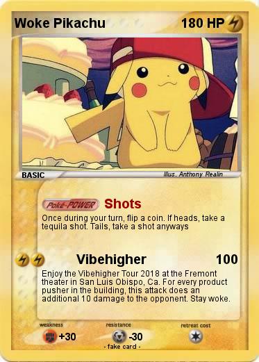 Pokémon Woke Pikachu - Shots - My Pokemon Card