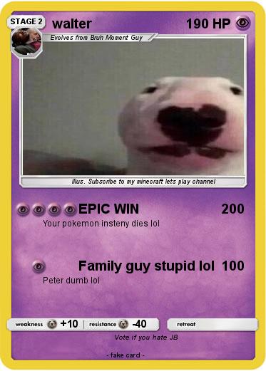 Pokémon walter 154 154 - EPIC WIN - My Pokemon Card