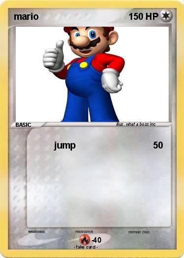 Pokémon mario 6643 6643 - jump - My Pokemon Card
