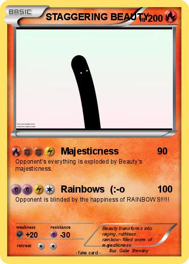 Pokémon STAGGERING BEAUTY - Majesticness - My Pokemon Card