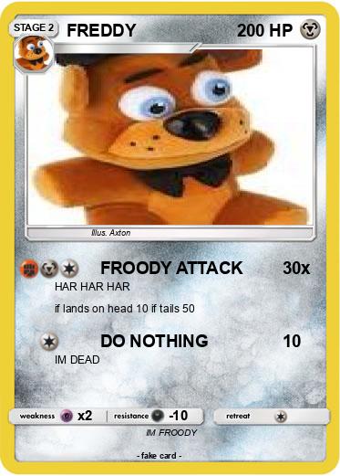Pokémon FREDDY 4343 4343 - FROODY ATTACK - My Pokemon Card