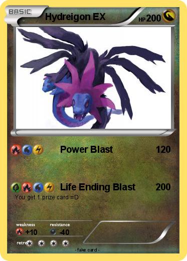 Pokémon Hydreigon EX 21 21 - Power Blast - My Pokemon Card