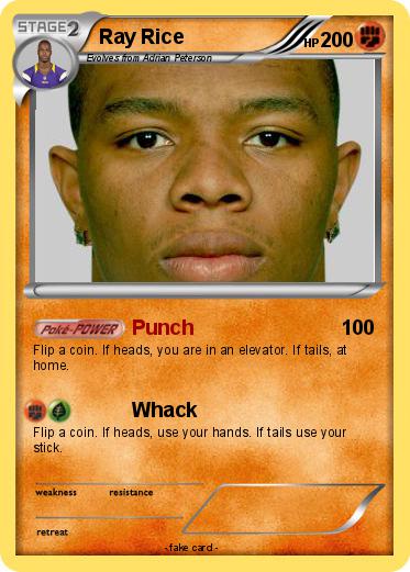 Pokémon Ray Rice 11 11 - Punch - My Pokemon Card