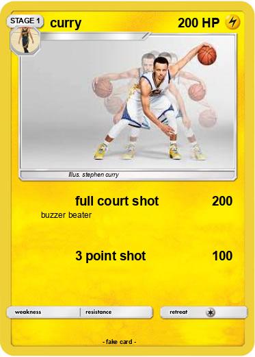 Pokémon curry 9999999 9999999 - full court shot - My Pokemon Card