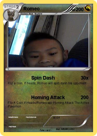 Pokémon Romeo 110 110 - Spin Dash - My Pokemon Card