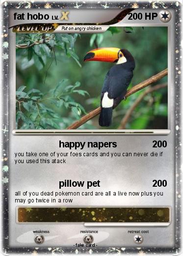 Pokémon fat hobo 1 1 - happy napers - My Pokemon Card