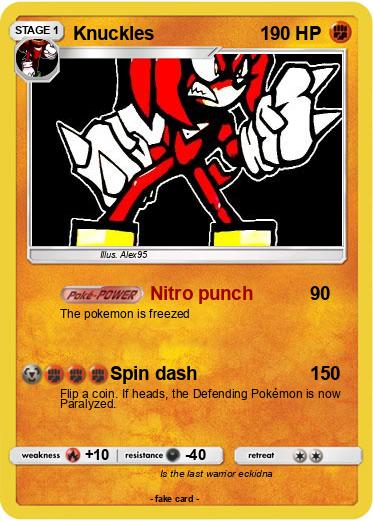 Pokémon Knuckles 1034 1034 - Nitro punch - My Pokemon Card