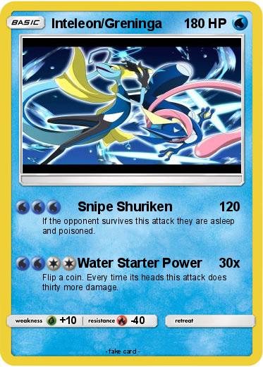 Pokémon Inteleon Greninga - Snipe Shuriken - My Pokemon Card