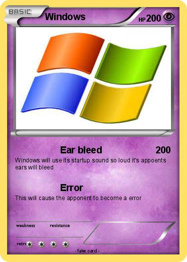 Pokémon Windows 530 530 - Ear bleed - My Pokemon Card