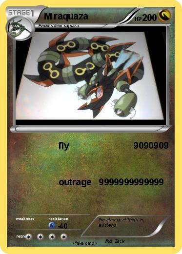 Pokémon M raquaza - fly 9090909 - My Pokemon Card