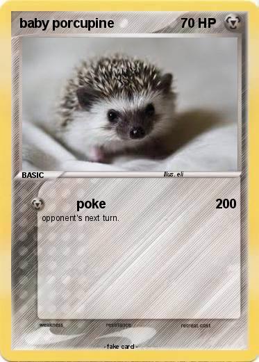Pokémon baby porcupine - poke - My Pokemon Card