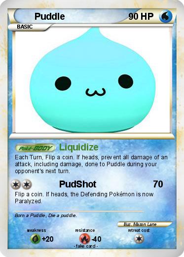 Pokémon Puddle 16 16 - Liquidize - My Pokemon Card