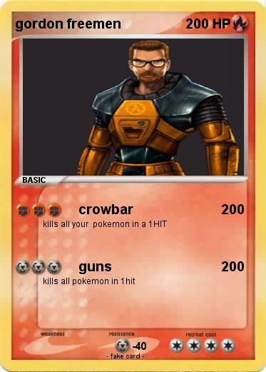 Pokémon gordon freemen - crowbar - My Pokemon Card