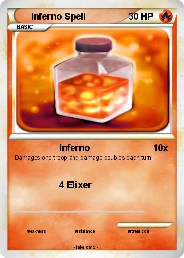 Pokémon Inferno Spell - Inferno - My Pokemon Card